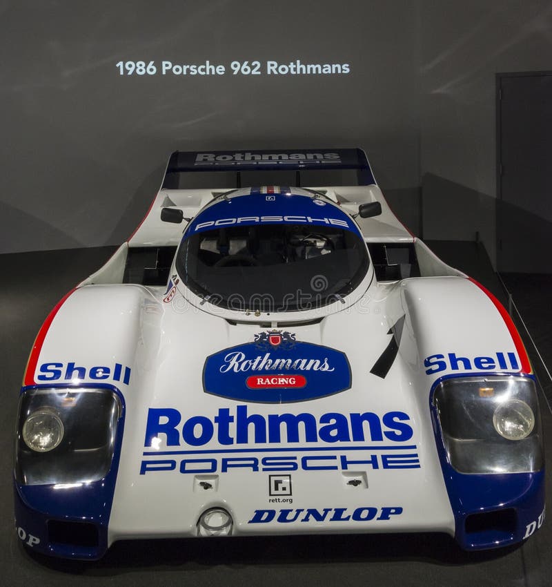 Porsche 1986 962 rothmans foto de archivo editorial. Imagen de azul ...