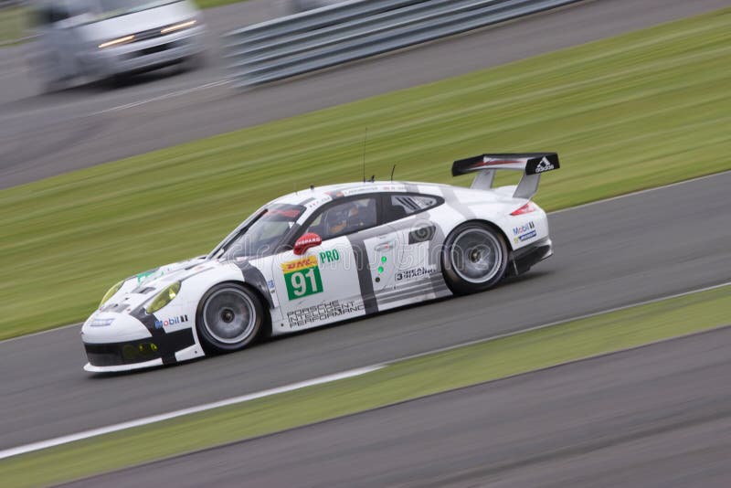 Porsche 911 RSR at Silverstone 2014 Editorial Photography - Image of ...