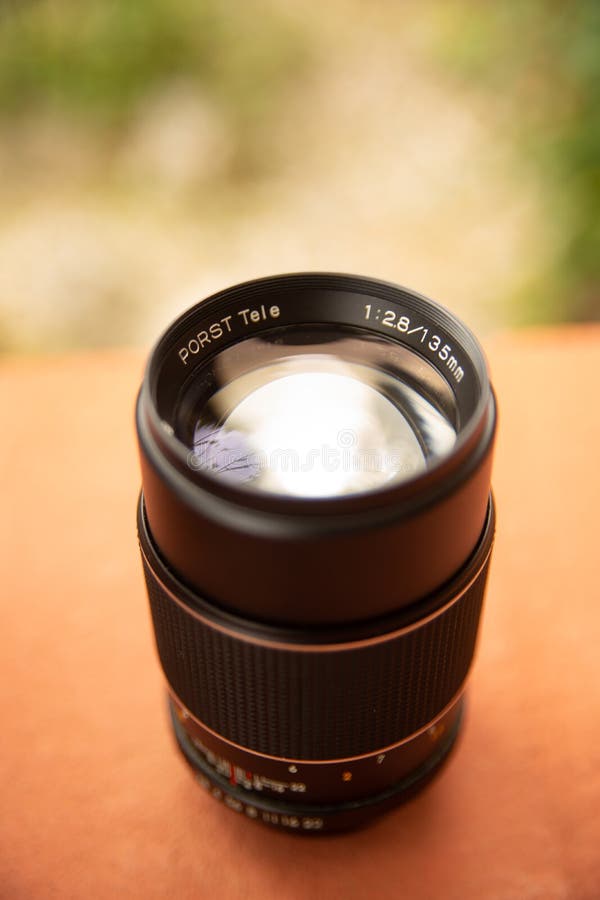 Porst Tele Lens 135mm 1:2.8 Stock Image - Image of focal, auto: 179903943