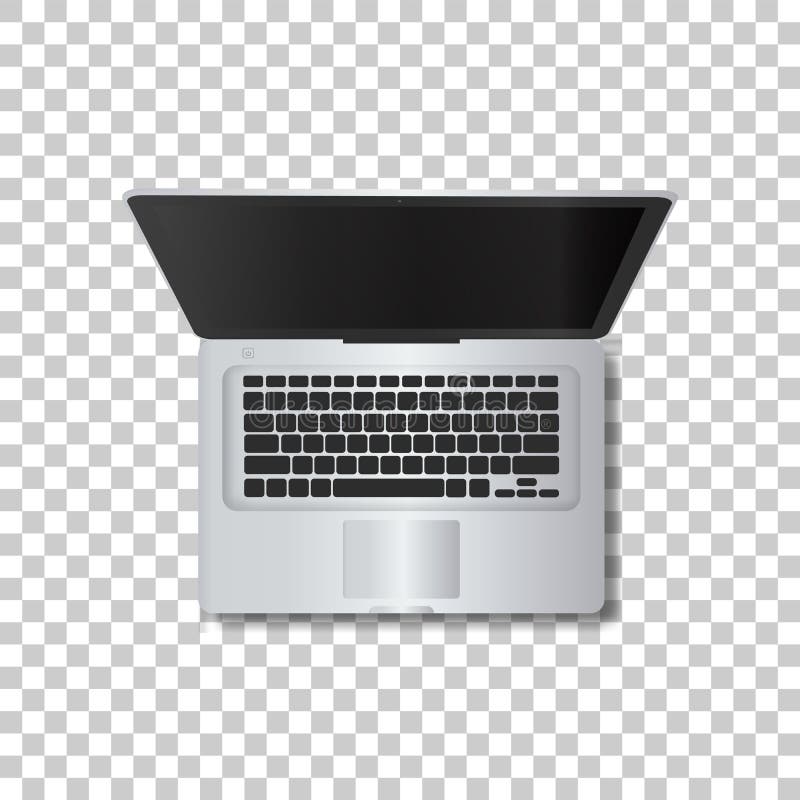 Monitor Sem a Tela No Fundo Transparente Ilustração do Vetor ...