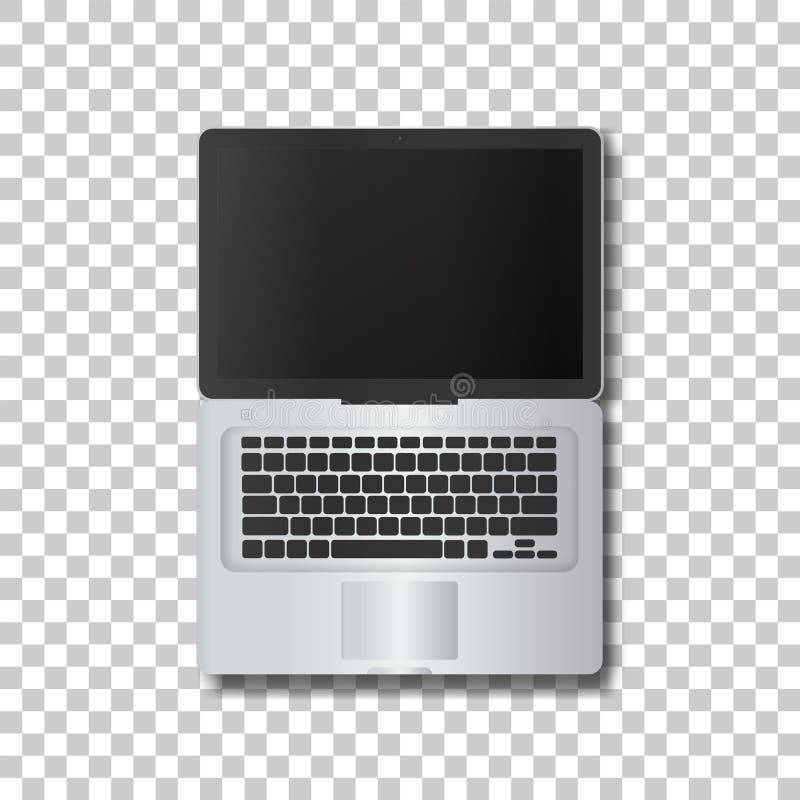 Monitor Sem a Tela No Fundo Transparente Ilustração do Vetor ...