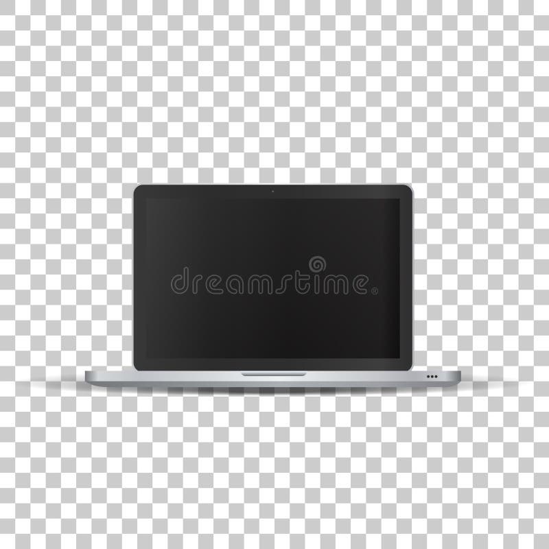 Monitor Sem a Tela No Fundo Transparente Ilustração do Vetor ...