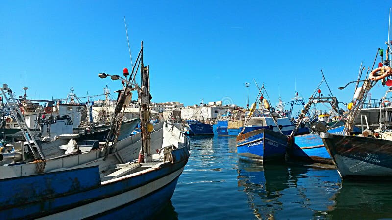 Port photo stock éditorial. Image du port, maroc, bateau - 102276213