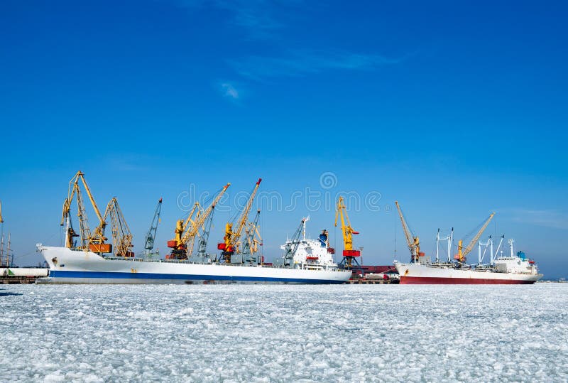 The port stock image. Image of anchor, water, transportation - 19044705