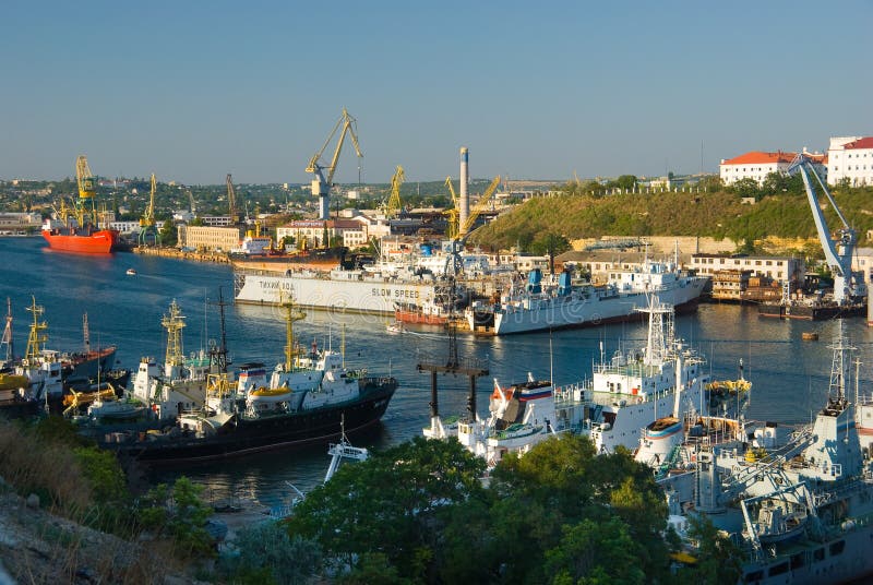 Montevideo Port editorial image. Image of town, boat - 28358245