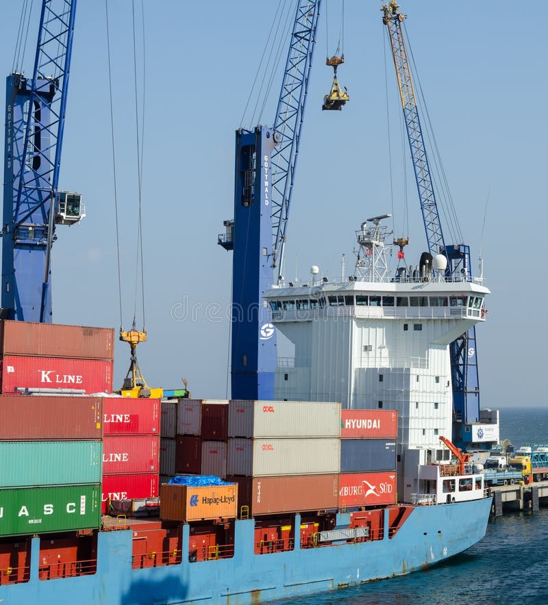 Port Ambarli editorial stock image. Image of mooring - 82224099