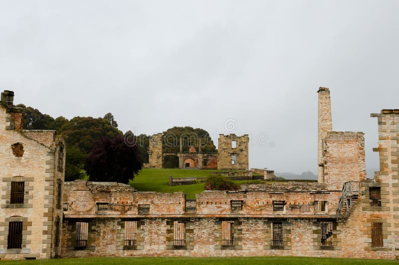 Port Arthur Convict Site - Tasmania Stock Image - Image of history ...