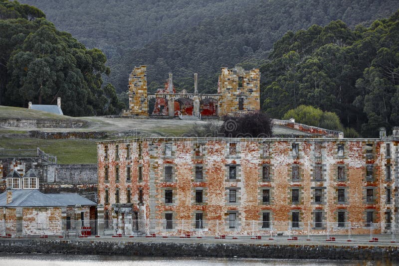 Port Arthur hospital relic stock image. Image of australia - 17121323