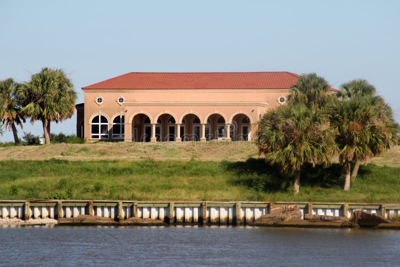 Port Arthur, Texas Building Stock Image - Image of canal, port: 180852975