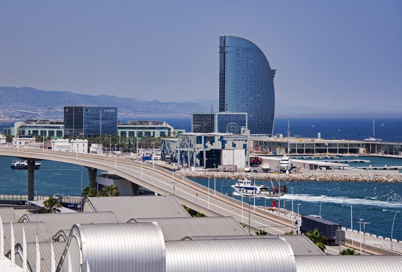Port of Barcelona editorial photo. Image of structures - 96109301