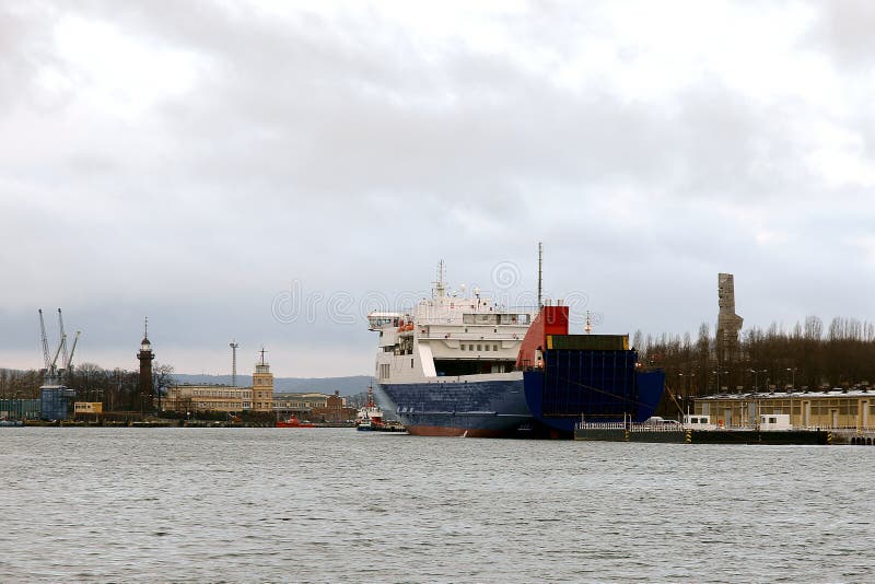 At the port berth stock photo. Image of business, port - 22962488