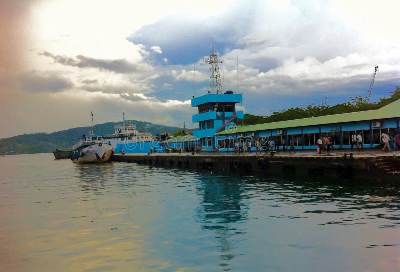 Port Blair Jetty editorial stock image. Image of islands - 56200719