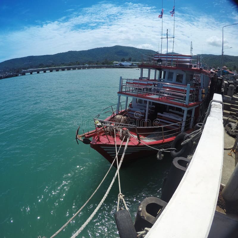 Port stock image. Image of boat, travel, bluesea, port - 97360931