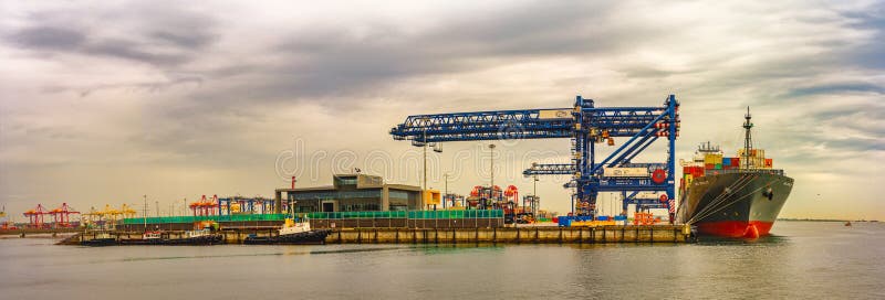 Port Botany, Australia - Container Shipping Terminal. Editorial Stock ... Port Botany, Australia - Container Shipping Terminal. Editorial Stock ...