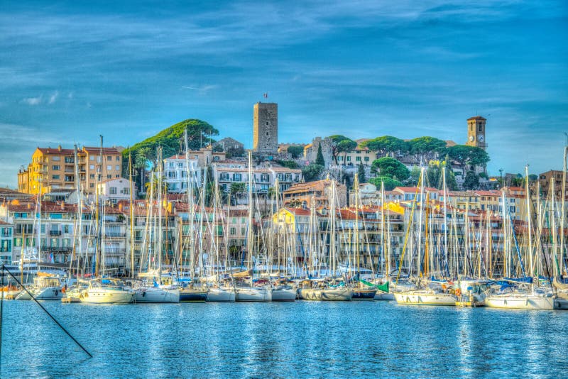 Port of Cannes, France editorial image. Image of french - 206031410