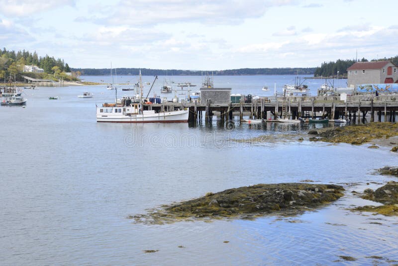 Port Clyde in Maine stock photo. Image of tide, maine - 47623042