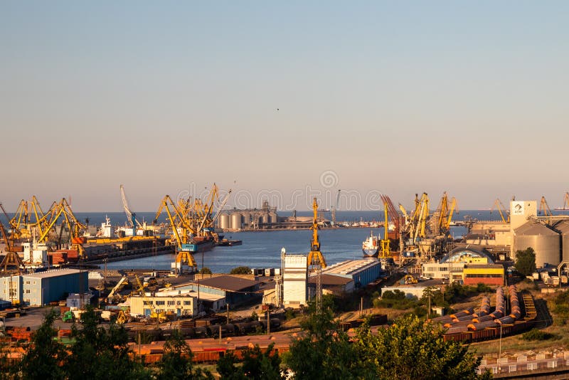 Port Constanta in Constanta Town Editorial Stock Photo - Image of ...