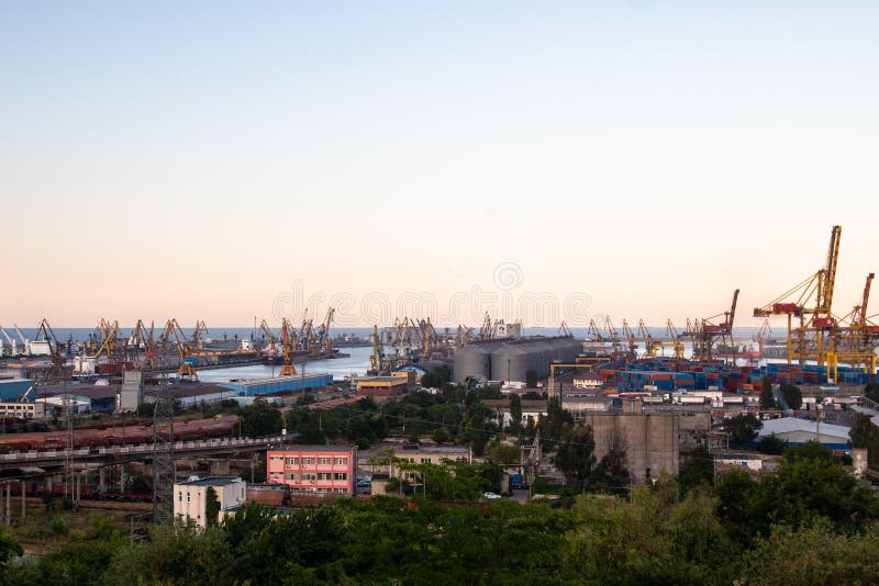 Port Constanta in Constanta Town Editorial Stock Image - Image of ...