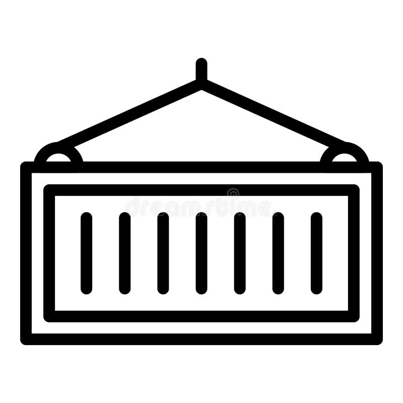 Port Warehouse Icon, Isometric Style Stock Vector - Illustration of ...