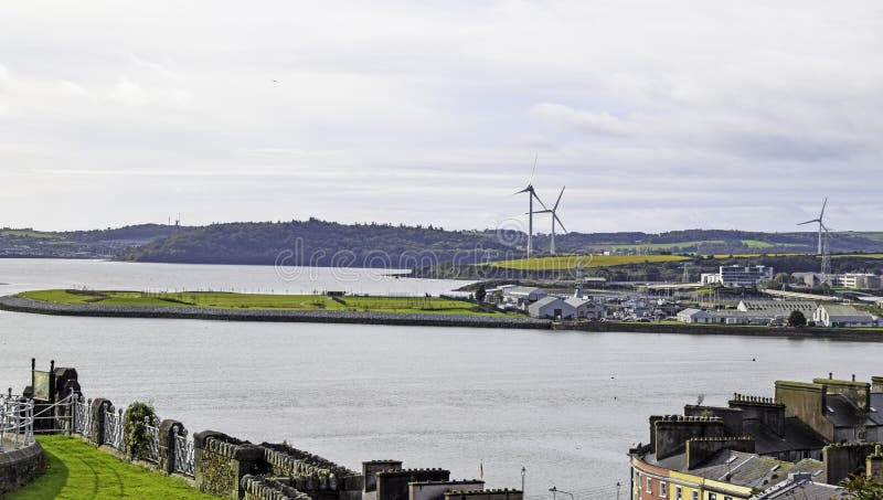 Port of Cork in Cobh, Ireland. Emerald Island Stock Image - Image of ...