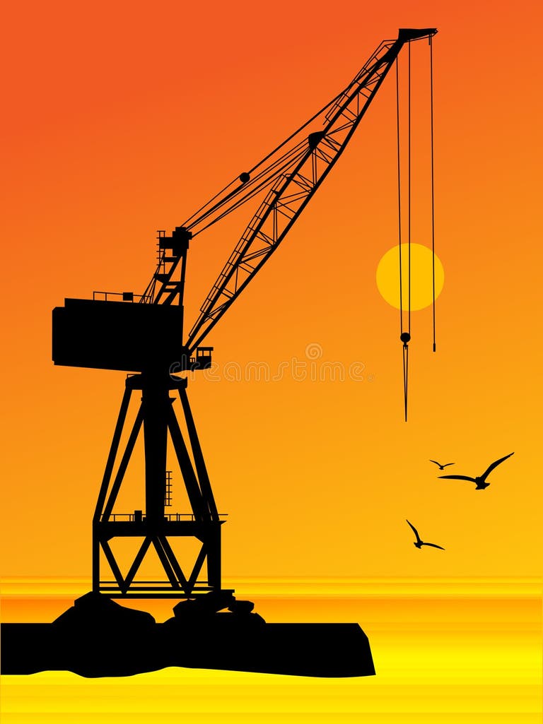 Port Crane Stock Illustrations – 20,344 Port Crane Stock Illustrations ...
