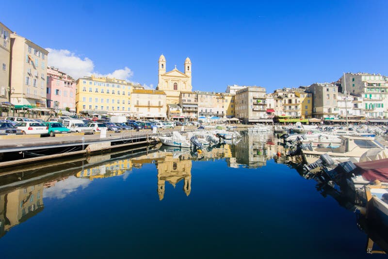 Port de Bastia Vieux photo stock éditorial. Image du europe - 46642633
