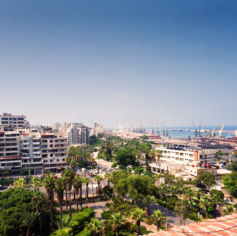 Port de Latakia photo stock. Image du international, lourd - 17732778