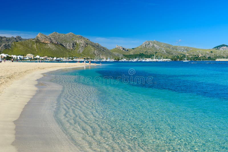 Port De Pollenca - Beautiful Beach and Coast of Mallorca, Spain ...