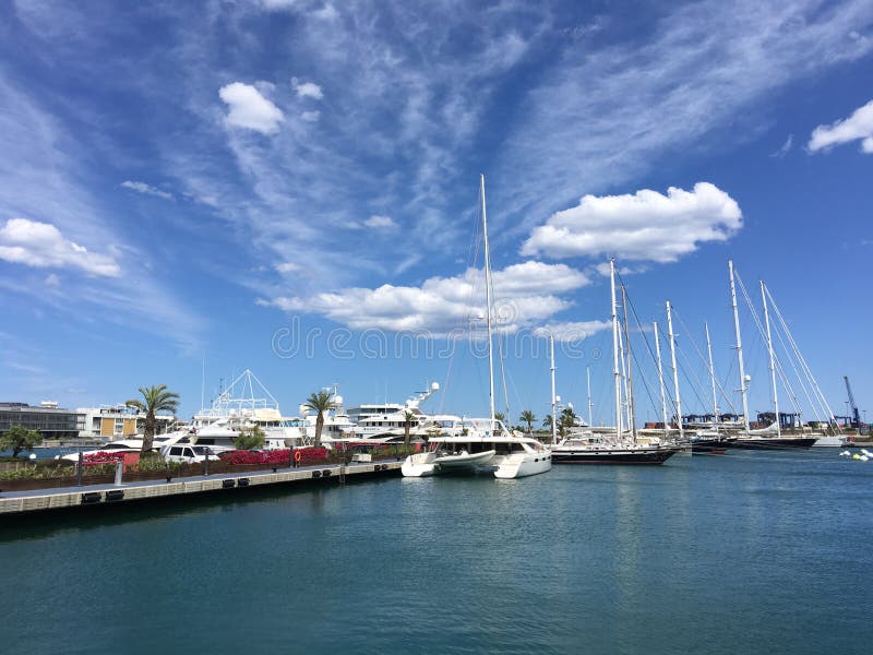 Port de Valencia stock photo. Image of spain, valencia - 73858196