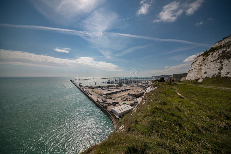Port of Dover, Harbour Wall, Dover Breakwater. Editorial Stock Image ...