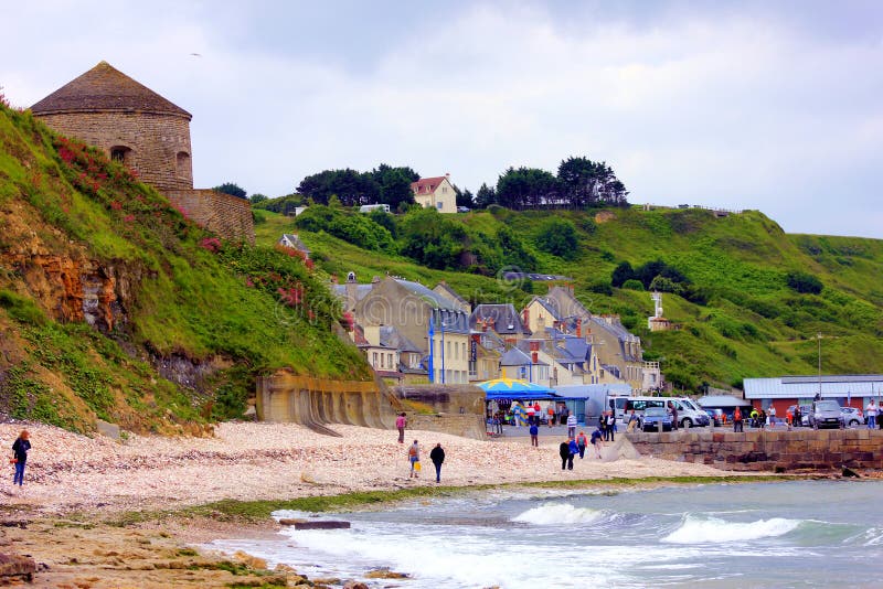 Port En Bessin in Normandy an Historic Place Editorial Image - Image of ...
