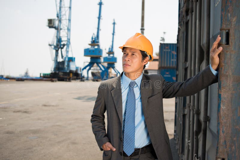 Port engineering stock image. Image of formal, dockyard - 39005415
