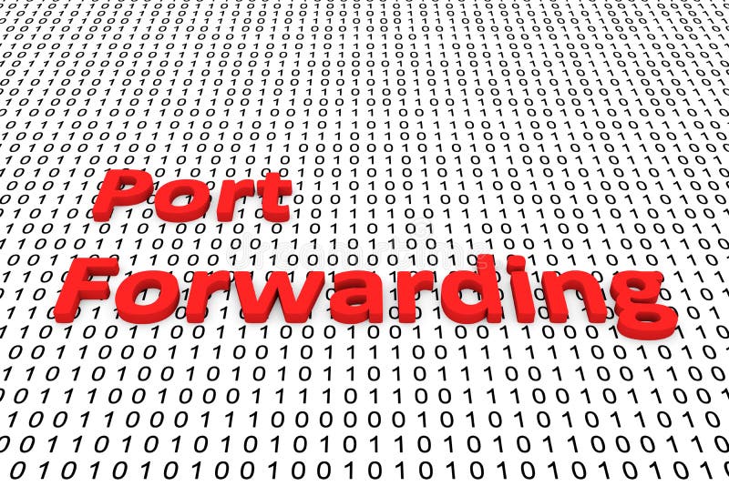 Port forwarding stock illustration. Illustration of information - 94112604