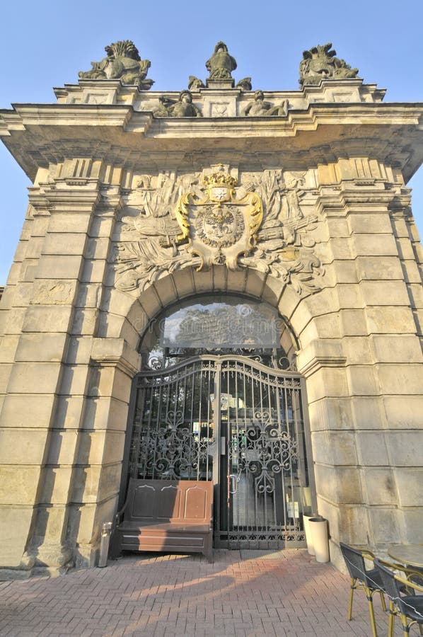 Port Gate in Szczecin, Poland Stock Image - Image of wallrawe, gerhard ...