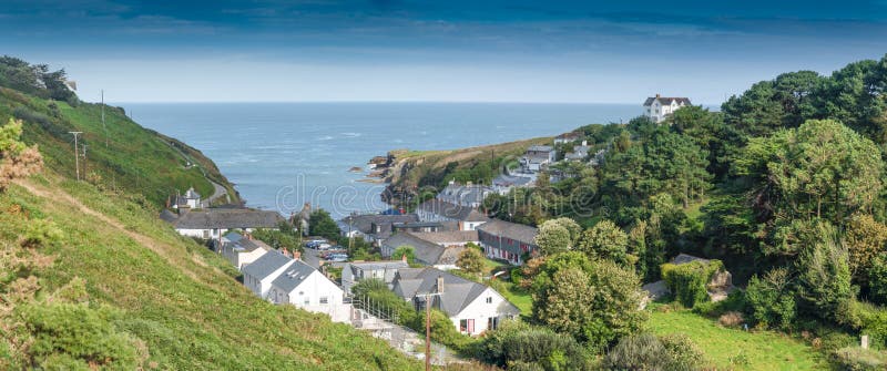 Port Gaverne stock image. Image of village, harbour, harbor - 79424185