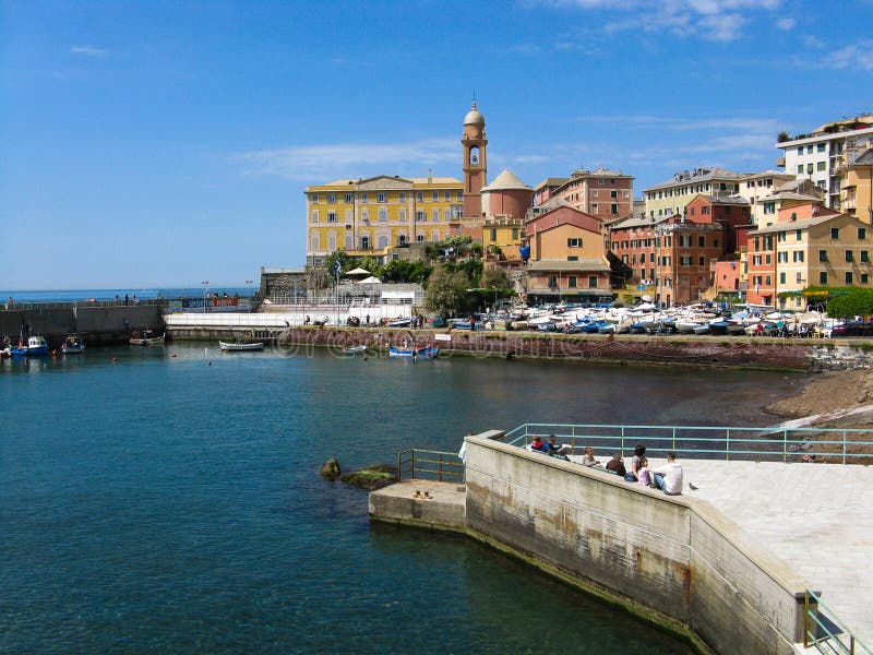 Port in Genova editorial stock image. Image of dock, building - 36984334