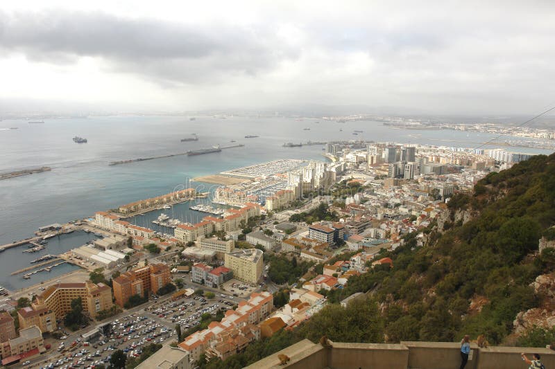 Port of Gibraltar stock photo. Image of peninsula, tower - 272381802