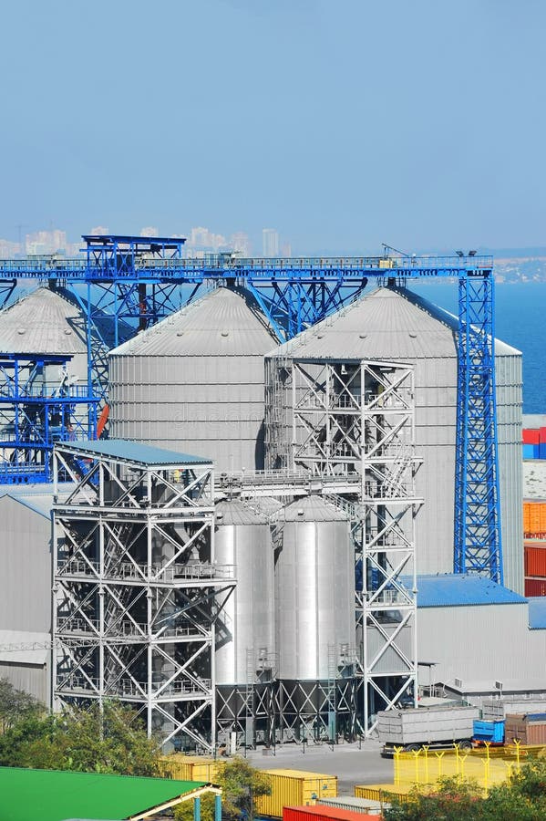 Port grain dryer stock image. Image of hithe, quay, sailing - 79411663