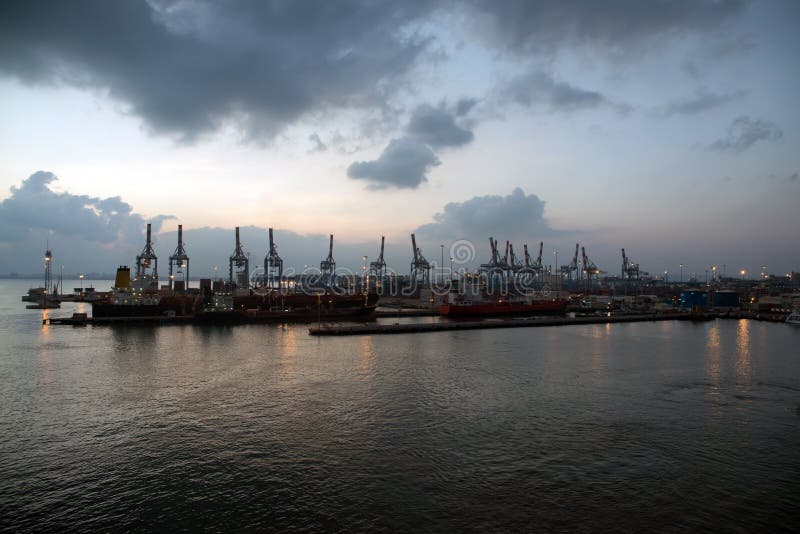 Port of Haifa stock image. Image of shipping, israel - 78231157
