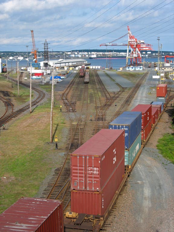 Port of Halifax stock image. Image of export, marine, departure - 1236651