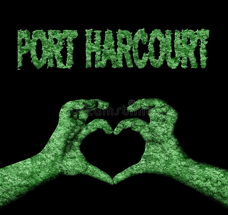 Port Harcourt Heart Hands Nature Stock Illustration - Illustration of ...