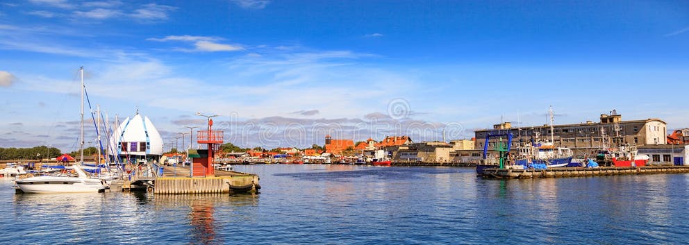 Port of Hel, Poland. stock photo. Image of panorama, europe - 92814146