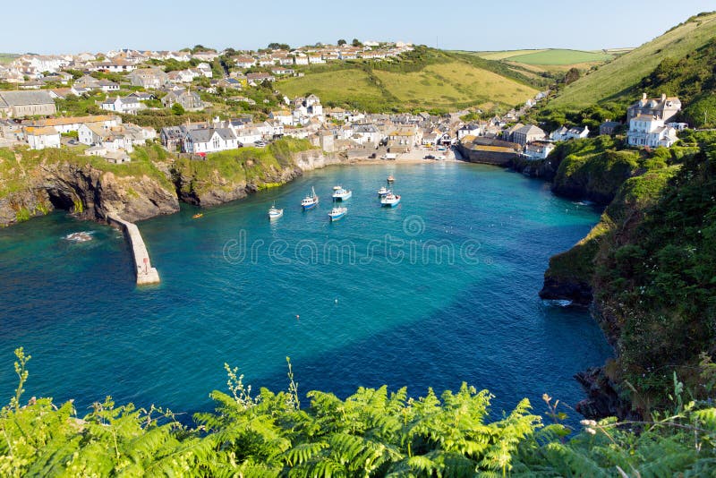 Port Isaac Cornwall England UK Stock Photo - Image of places, fishing ...