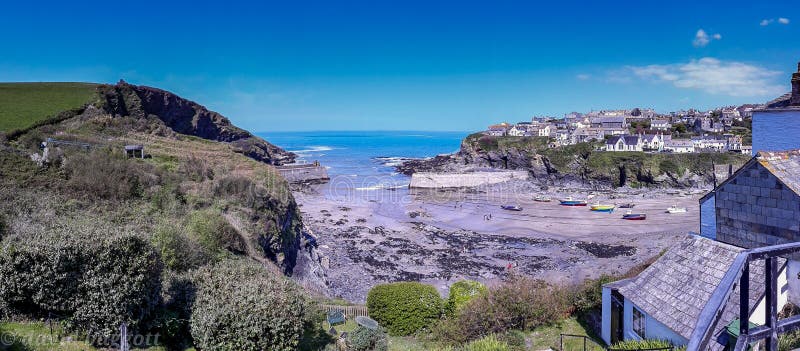 Port issac stock photo. Image of martin, issac, fishing - 147397582