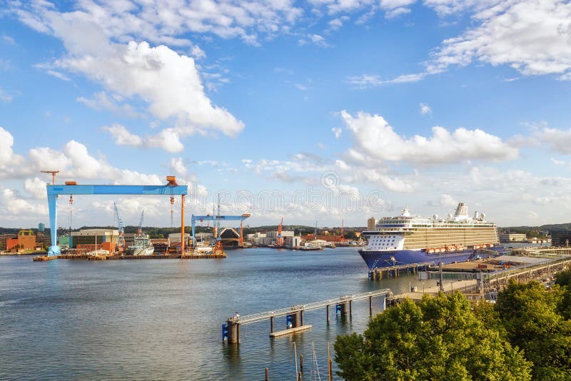 Kiel City - Port - Germany - Europe Editorial Stock Image - Image of ...