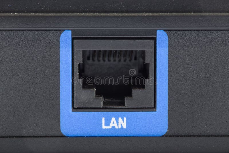 Port LAN hub stock image. Image of port, digital, connector - 40235971