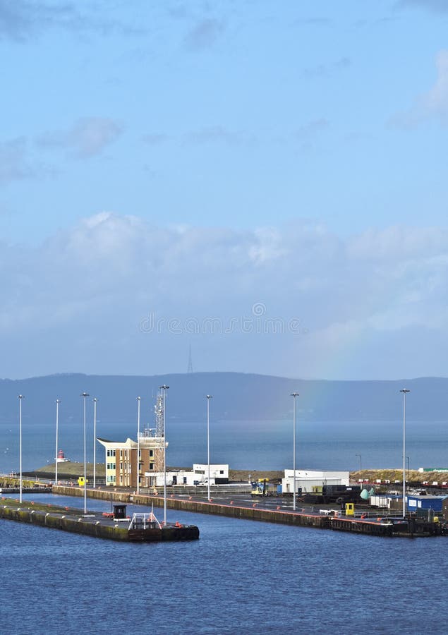 Port in Leith stock image. Image of british, scotland - 81127251