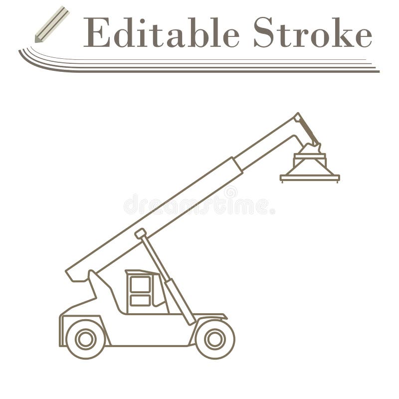 Port Loader Icon stock vector. Illustration of freight - 151592360