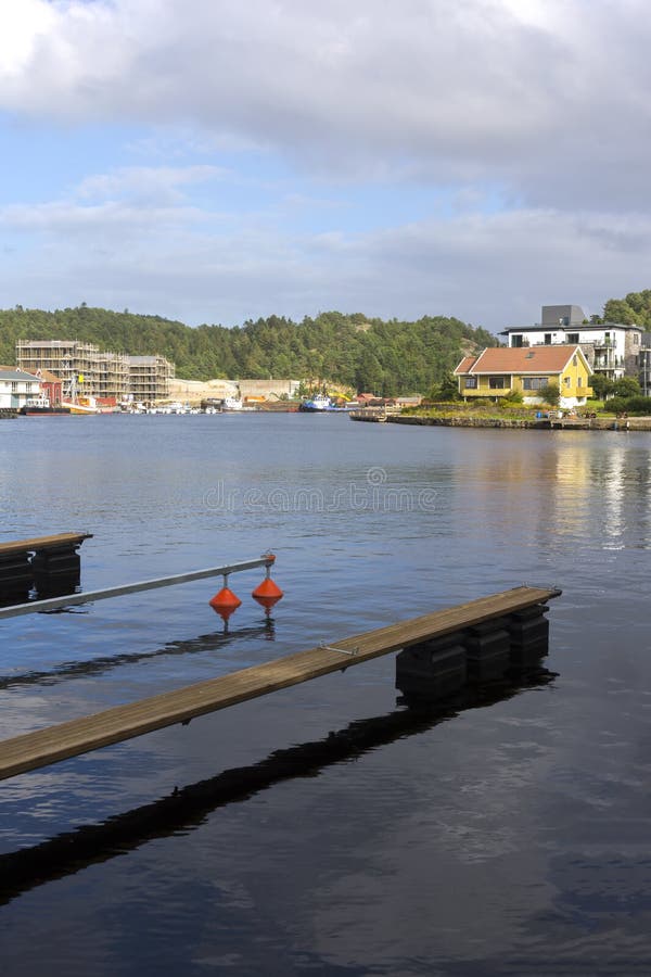 Port of Mandal stock image. Image of landscape, architecture - 80844579