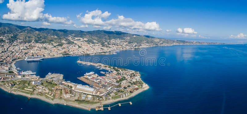 Port of Messina stock image. Image of port, landscape - 66312795